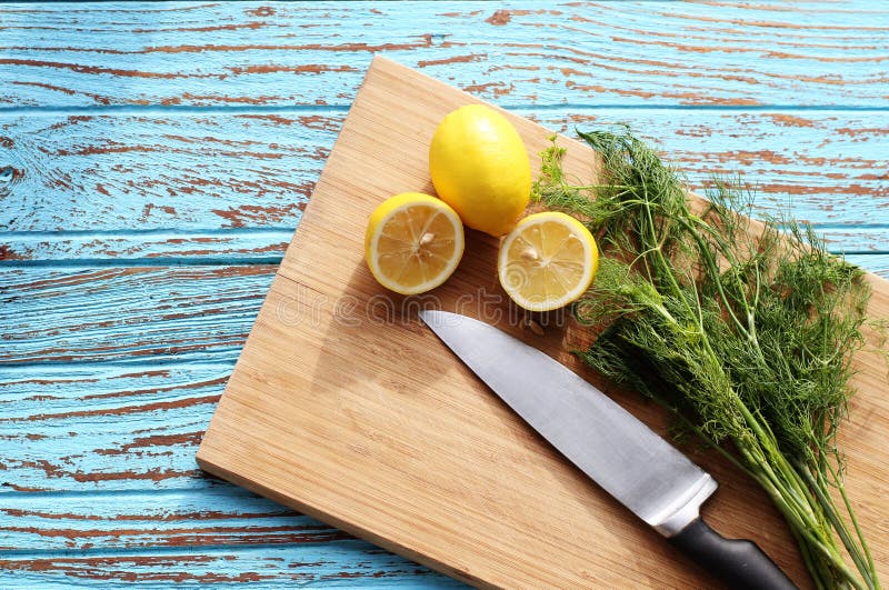 Preparing Food for Sauce Salad by Ingredient is Lemon and Coriander on ... Preparing Food for Sauce Salad by Ingredient is Lemon and Coriander on ...
