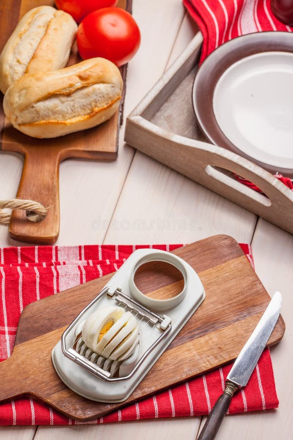 Preparing a Homemade Breakfast. Stock Photo - Image of cooked ...