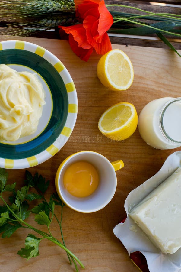 Preparing Homemade Margarine Stock Image - Image of natural, cutting ...