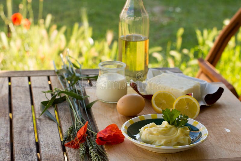 Preparing Homemade Margarine Stock Image - Image of natural, wood: 37498731