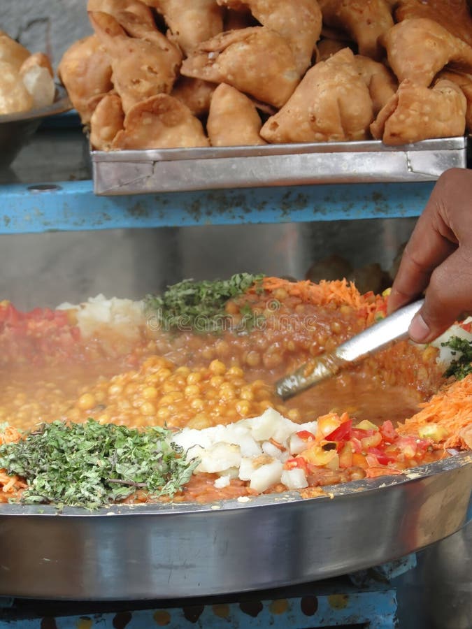 Preparing Indian Fast Food Lunch of Dal Stock Image - Image of steaming ...