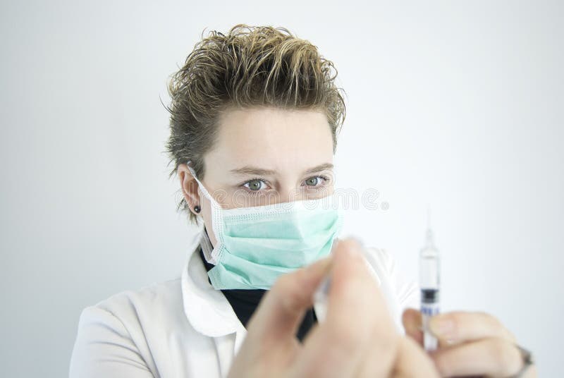 Preparing injection stock image. Image of profession, assistant - 3583083
