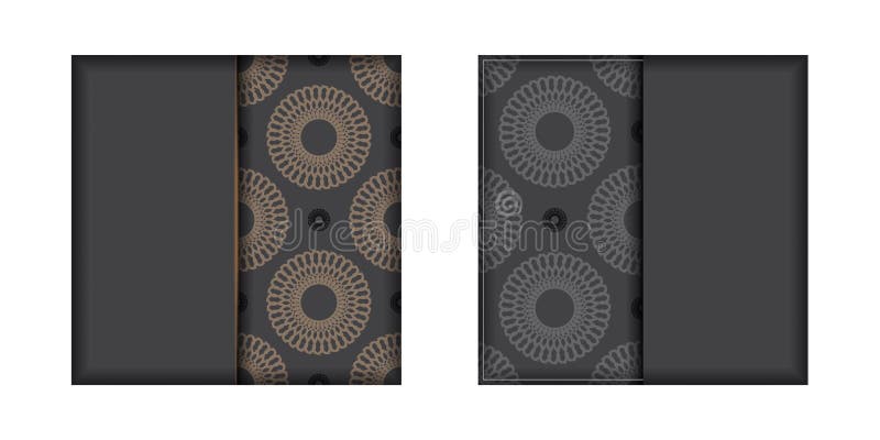 Preparing an Invitation Card with a Place for Your Text and Vintage ...