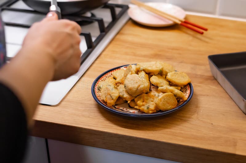 Preparing japanese bento stock photo. Image of green - 363410464