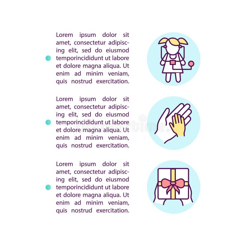 Preparing Kids for Testing Tips Concept Icon with Text Stock Vector ...