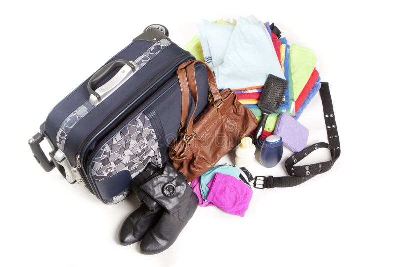 Preparing luggage woman stock photo. Image of trip, luggage - 29563310