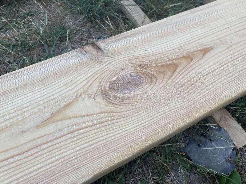 Preparing Lumber for Priming and Painting Stock Image - Image of ...