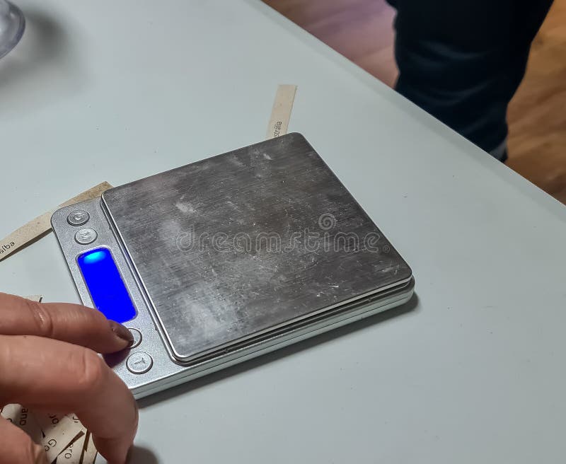 Preparing a measure scale. stock photo. Image of development - 262138934