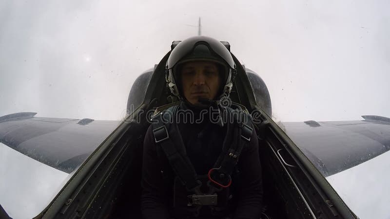 Preparing a New Pilot for Flights and Overload on the Plane. Gray ...