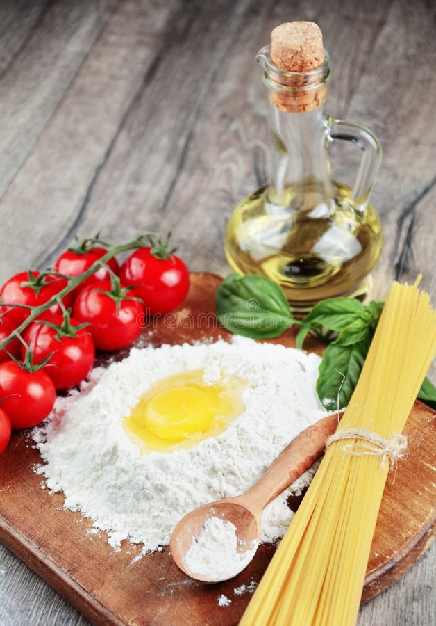 Preparing Pasta on the Table Stock Photo - Image of noodles, gnocchi ...