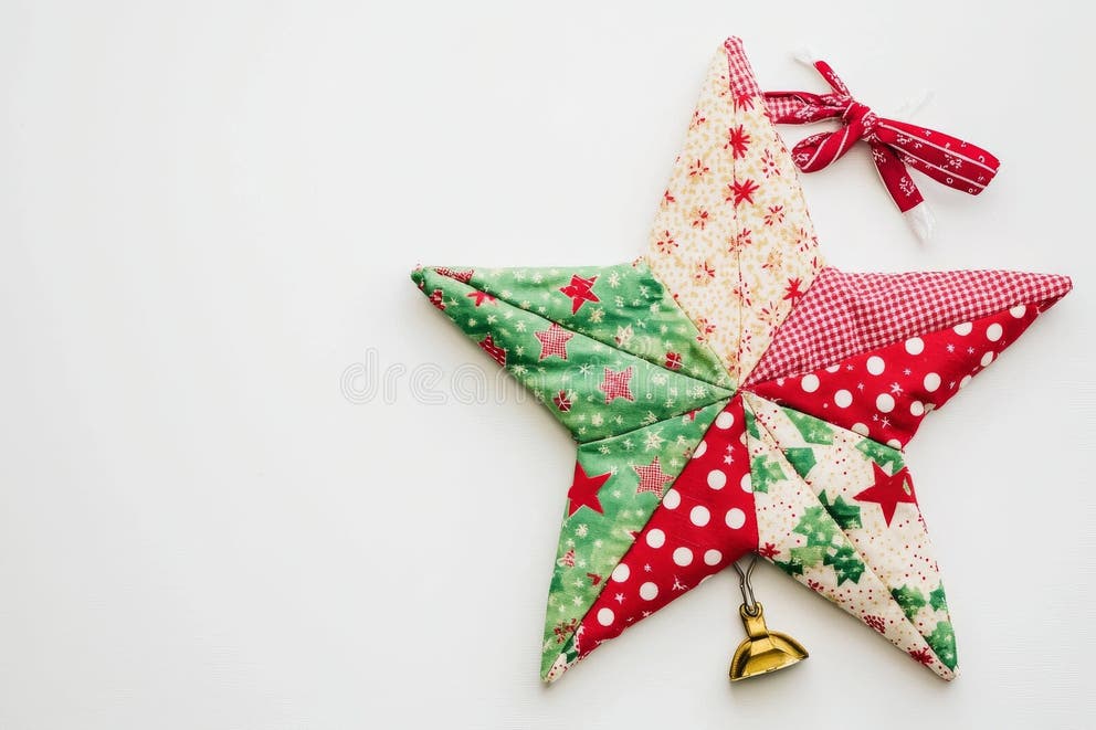 Preparing Pentagon and Triangular Fabric Pieces for Sewing a Patchwork ...