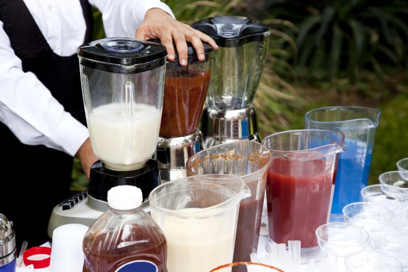Preparing and Serving Drinks Waiter Stock Photo - Image of anniversary ...