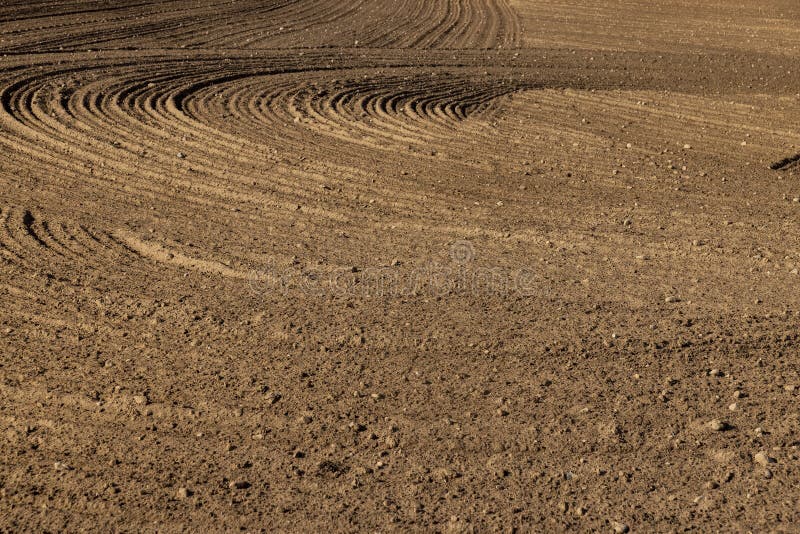 Preparing the Soil for Sowing in Spring Stock Photo - Image of plough ...
