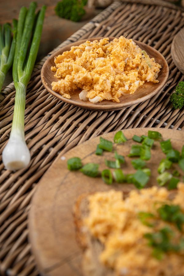 Preparing tasty breakfast stock image. Image of table - 329861291
