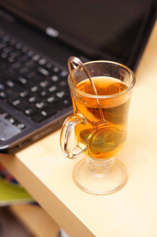Preparing tea stock photo. Image of glass, filter, beverage - 36992282