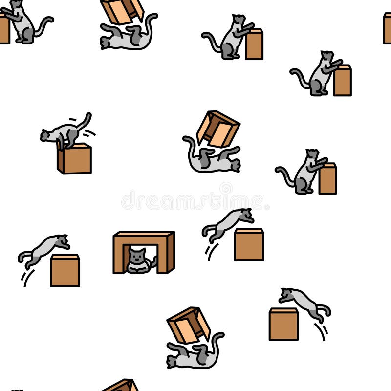 Preposition English Language Vector Seamless Pattern Stock Vector ...