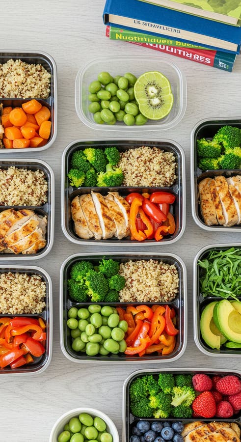 Prepped Meals in Rectangular Containers Feature Sliced Grilled Chicken ...