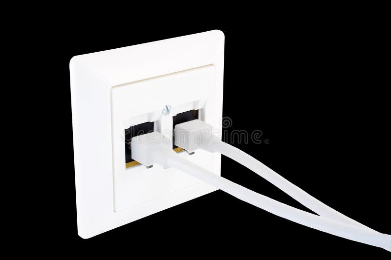 Simboli Della Presa Di Telecomunicazione Illustrazione Vettoriale ...