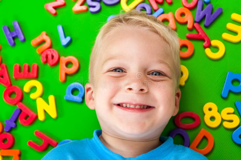 Toy letters stock image. Image of school, yellow, kids - 23871217