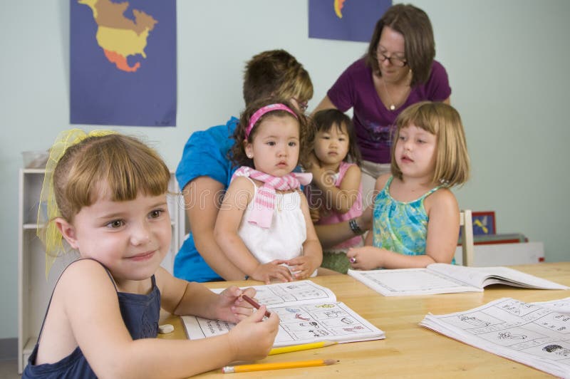 Preschool children stock photo. Image of imagination - 14997924