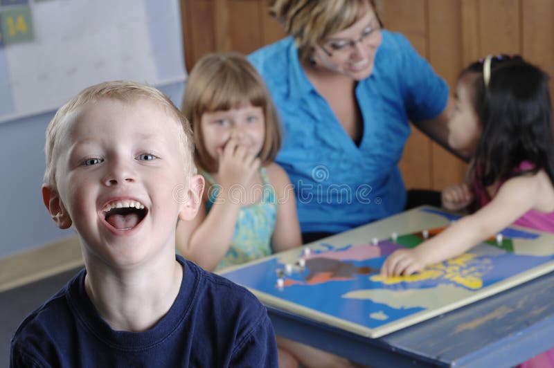 Preschool children stock photo. Image of happy, education - 14997390