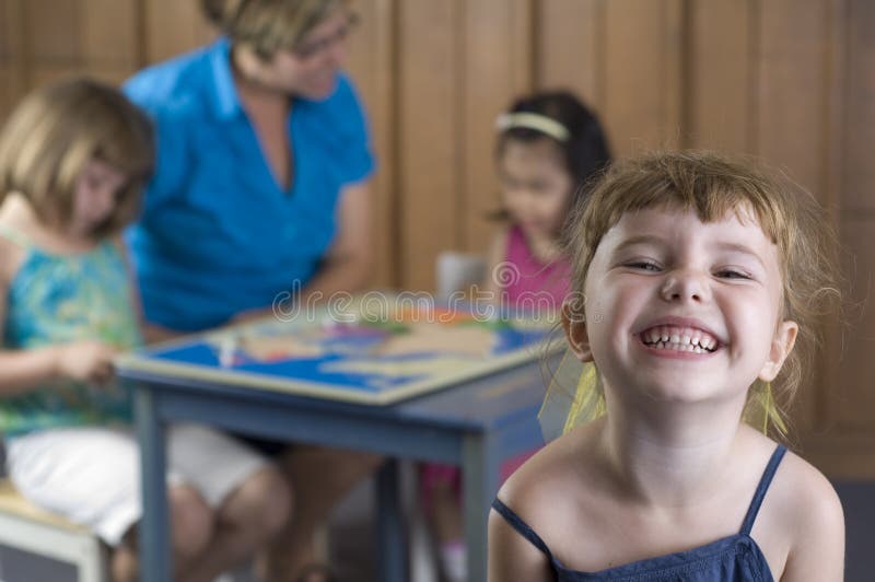 Preschool children stock photo. Image of happiness, books - 14997512
