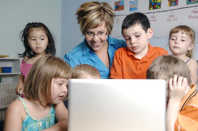 Preschool children stock image. Image of happiness, class - 14997787