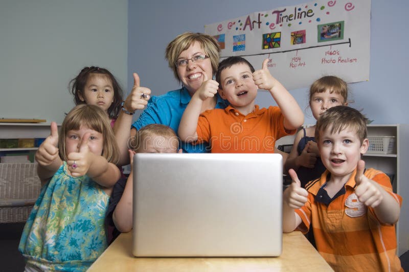 Preschool children stock photo. Image of girl, interactive - 14997836