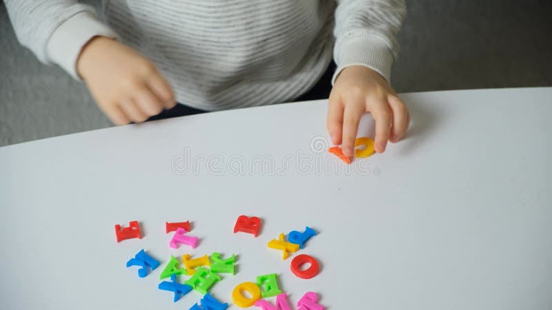 Preschool or Elementary School Child Putting Together Word Cake from ...