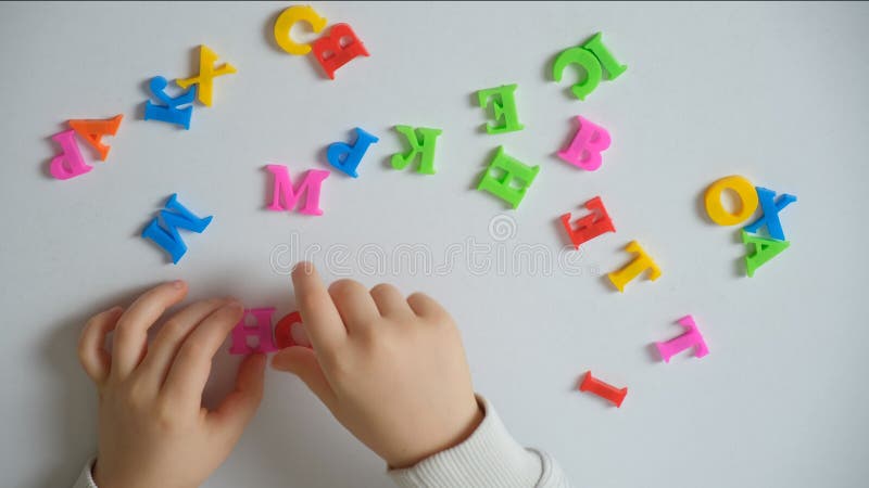 Preschool or Elementary School Child Putting Together Word Home from ...