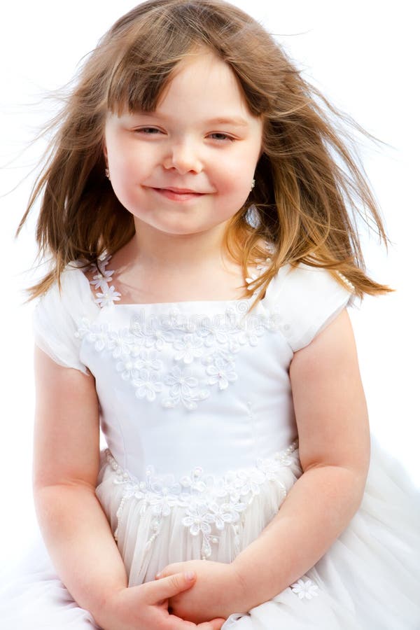 Pretty preschool girl stock photo. Image of person, posing - 9650520