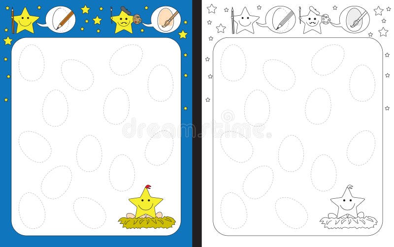 Tracing Chicken Stock Illustrations – 118 Tracing Chicken Stock ...