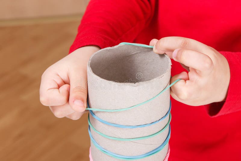 Preschooler Playing with Rubber Erasers. Development of Kids Motor ...