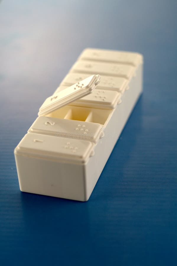 Prescription Drugs In Pill Box Picture. Image: 17555990