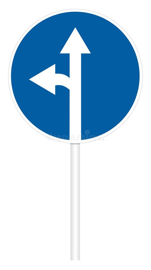 Prescriptive Traffic Sign - Left and Right Motion Stock Image - Image ...