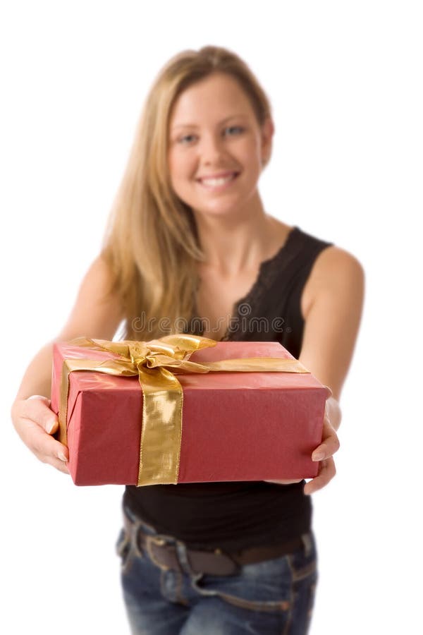 Sparkling present. stock photo. Image of white, present - 2962546