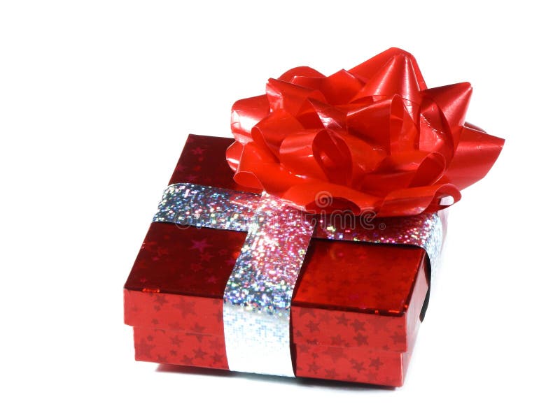 Christmas gifts stock image. Image of gold, giveaway, tinsel - 148525