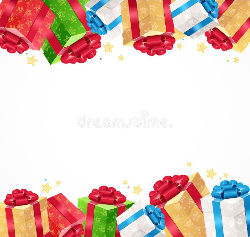 Present Background. Vector stock vector. Illustration of greeting ...