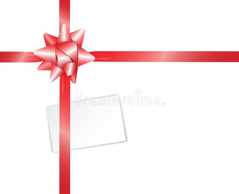 Present with blank card stock illustration. Illustration of give - 3838218