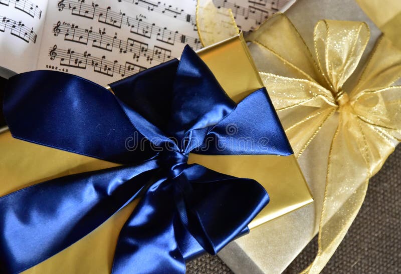 Present stock image. Image of ribbon, scene, background - 143992951
