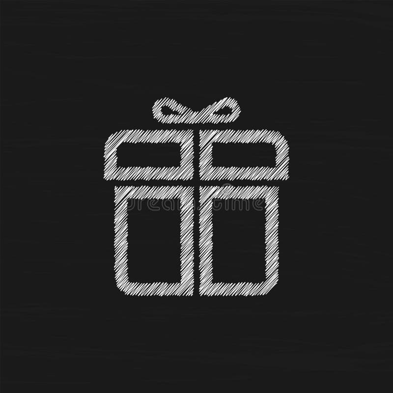 Present Box Icon Festive Package, Wrapping with Bow, Ribbon Stock ...