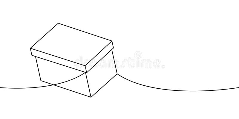 Present Box Line Drawing Stock Illustrations – 8,826 Present Box Line ...