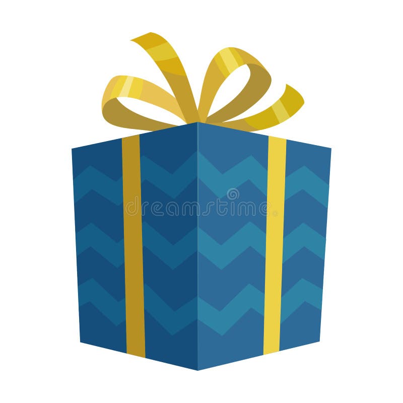 Present Box Vector Icon.Black Vector Icon Isolated on White Background ...