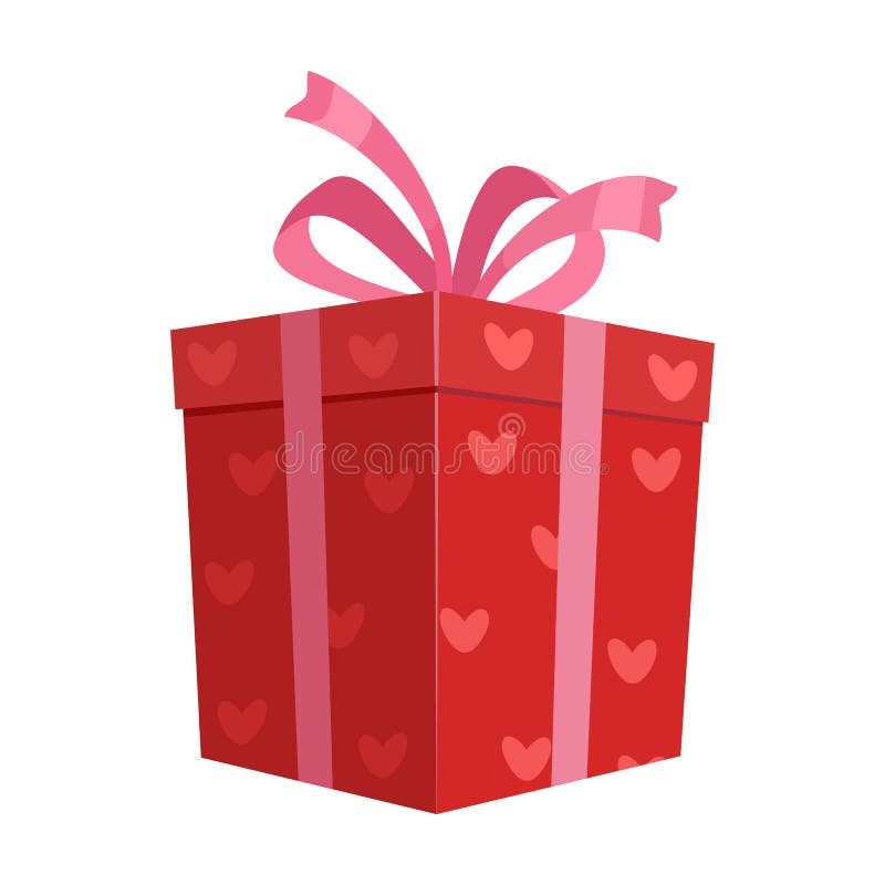 Present Box Vector Icon.Black Vector Icon Isolated on White Background ...