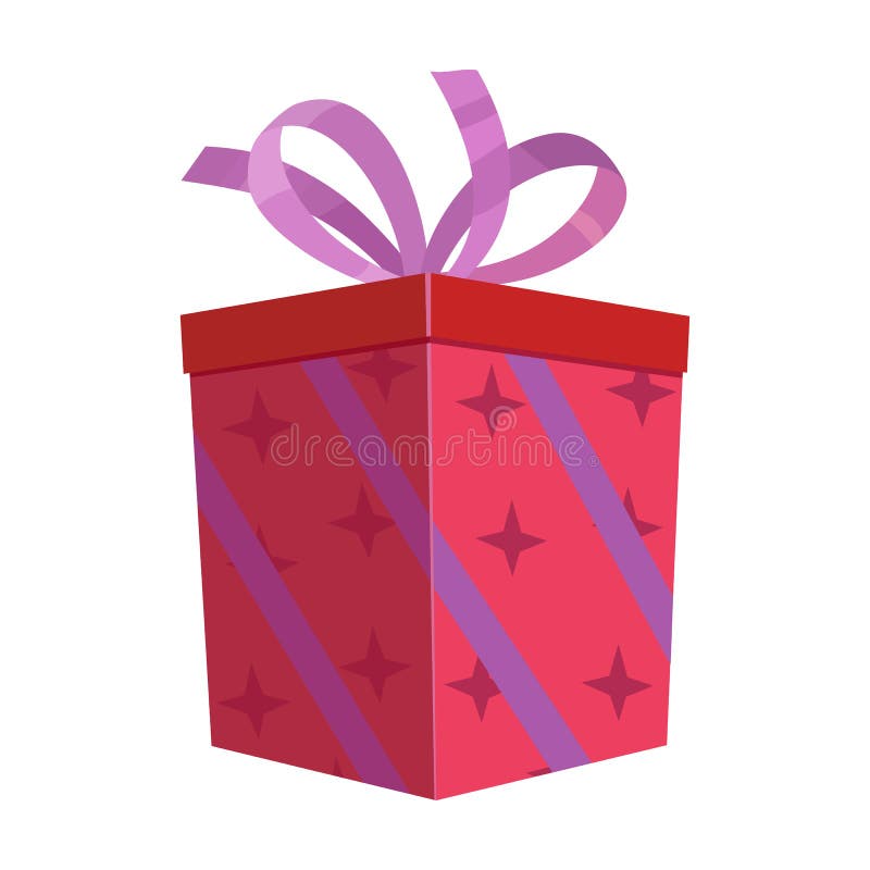 Present Box Vector Icon.Cartoon Vector Icon Isolated on White ...