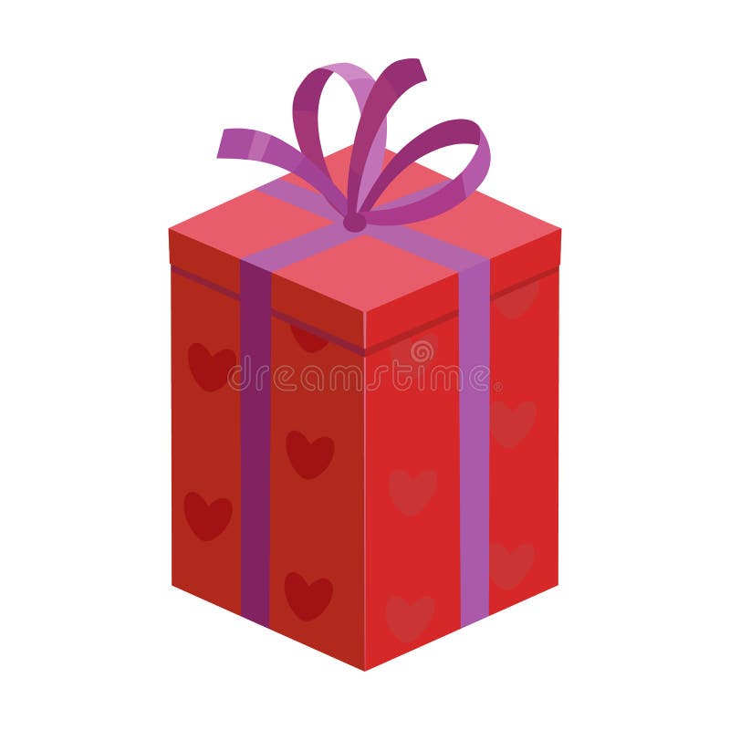 Present Box Vector Icon.Cartoon Vector Icon Isolated on White ...