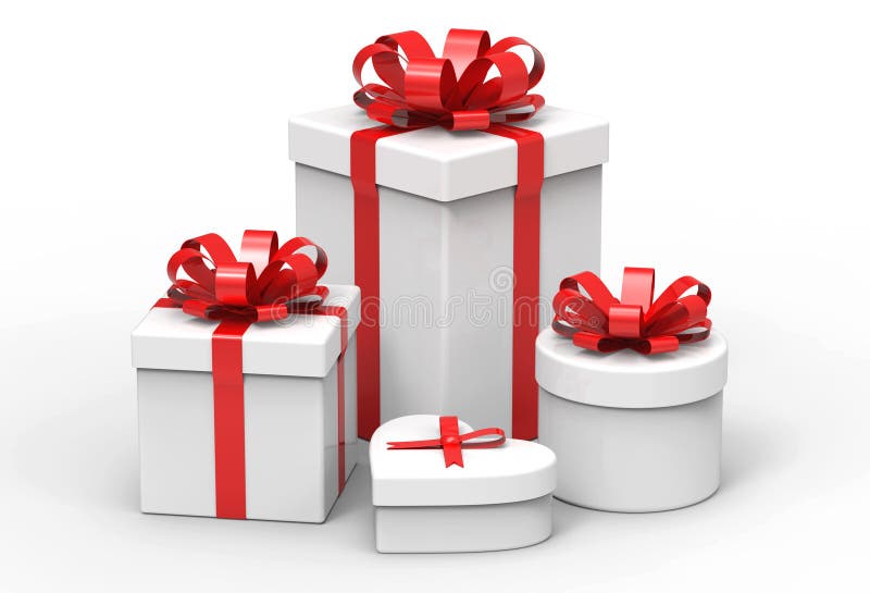 Present boxes stock illustration. Illustration of shopping - 64030786