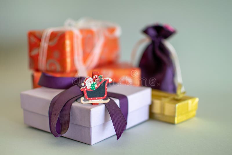 Present Collection for a Special Occasion Stock Image - Image of noel ...