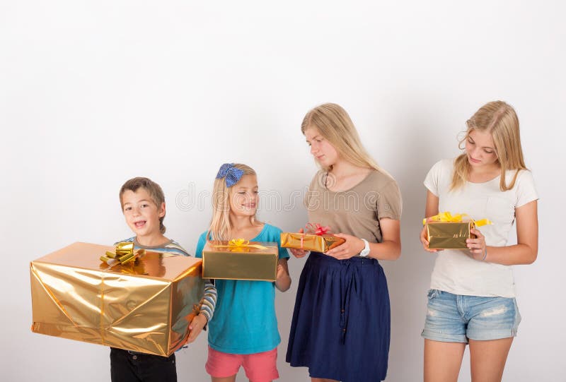 Present comparison stock photo. Image of beautiful, present - 60270102