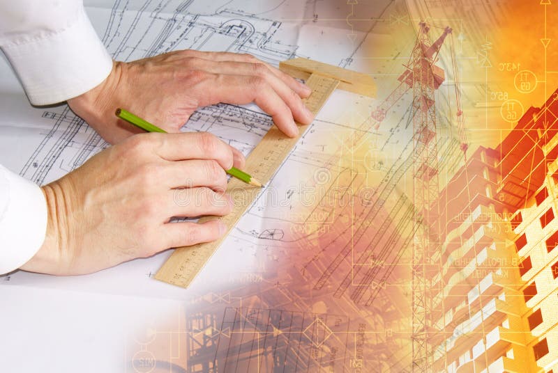 Present-day Architectural Business Stock Image - Image of project ...